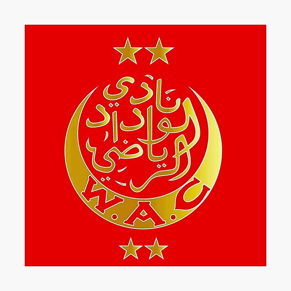"Wydad wac morocco football club logo" Photographic Print for Sale by ...