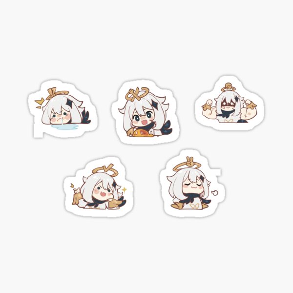 "Genshin impact - Paimon" Sticker for Sale by UBlueDuck | Redbubble