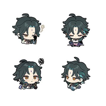 "Genshin impact - Xiao" Sticker for Sale by UBlueDuck | Redbubble
