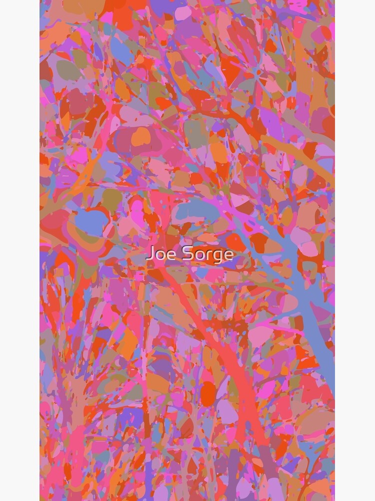 "Psychedelic Fall Foliage " Poster for Sale by Sorgetown | Redbubble