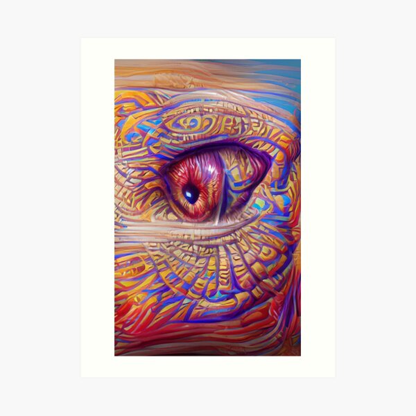 "Alex Grey Eye (fan art)" Art Print for Sale by MetaKobayashi | Redbubble