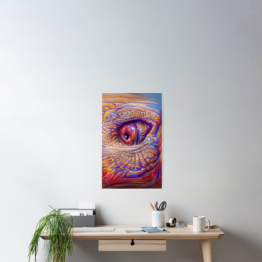 "Alex Grey Eye (fan art)" Poster for Sale by MetaKobayashi | Redbubble