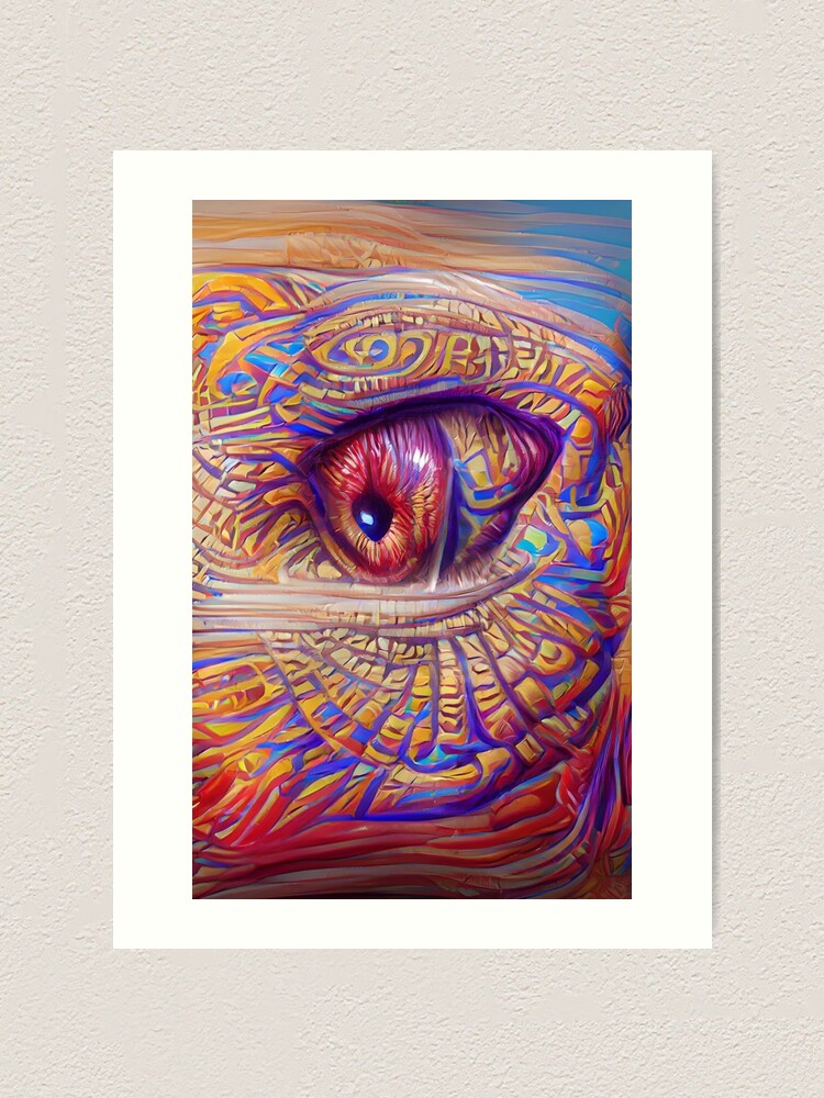 "Alex Grey Eye (fan art)" Art Print for Sale by MetaKobayashi | Redbubble