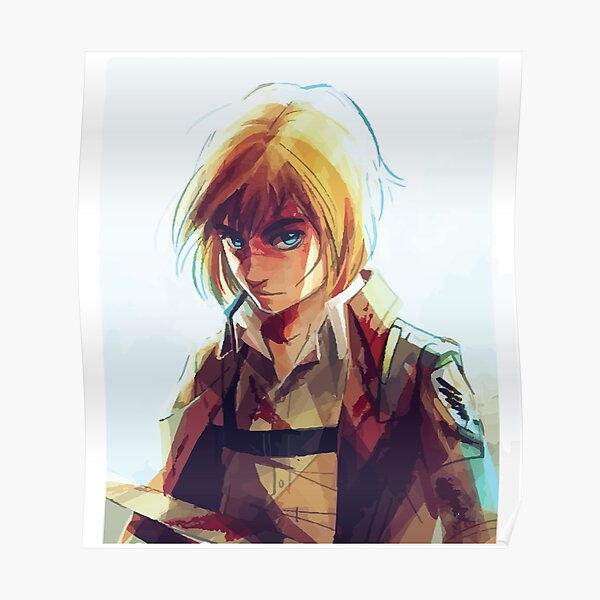 "Armin Arlert Attack On Titan Anime" Poster by Real1One | Redbubble