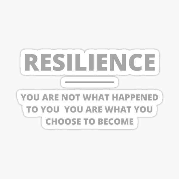 "Resilience" Sticker by Cabinda | Redbubble