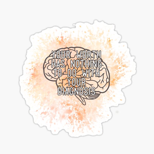 "Functional neurological disorder " Sticker for Sale by Monkey204 ...