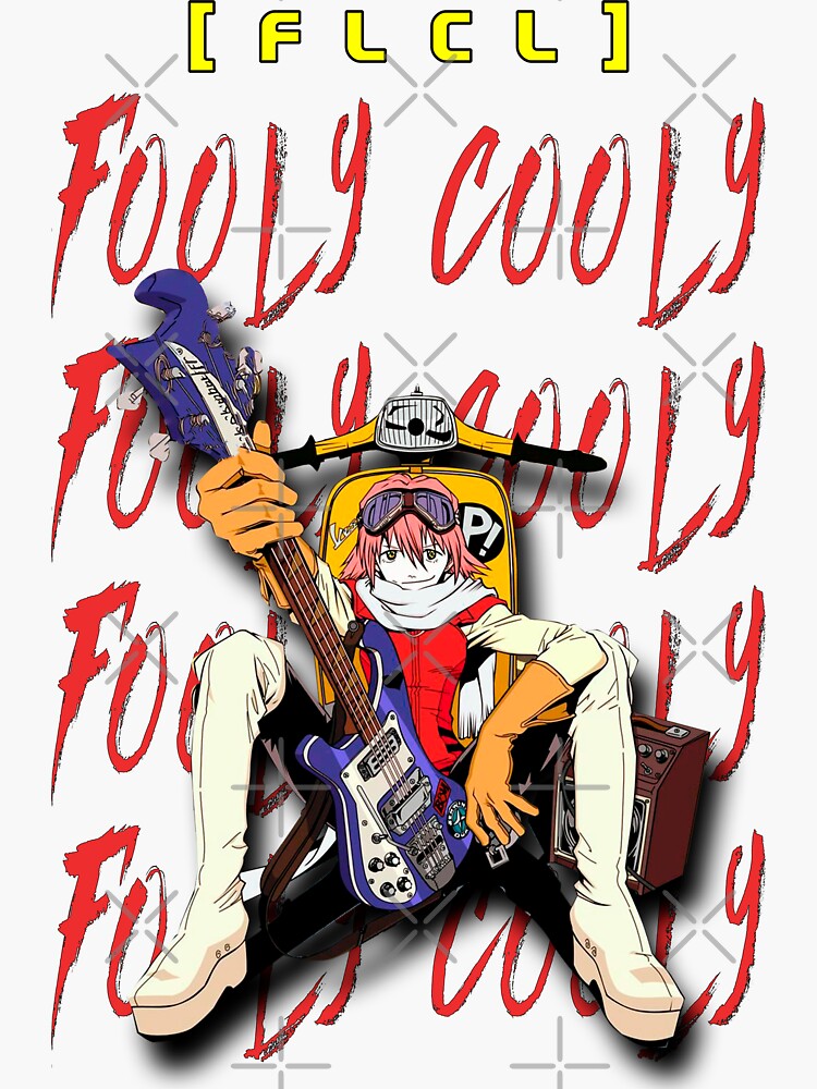 "FLCL Fooly Cooly Haruko" Sticker for Sale by Manga-101 | Redbubble
