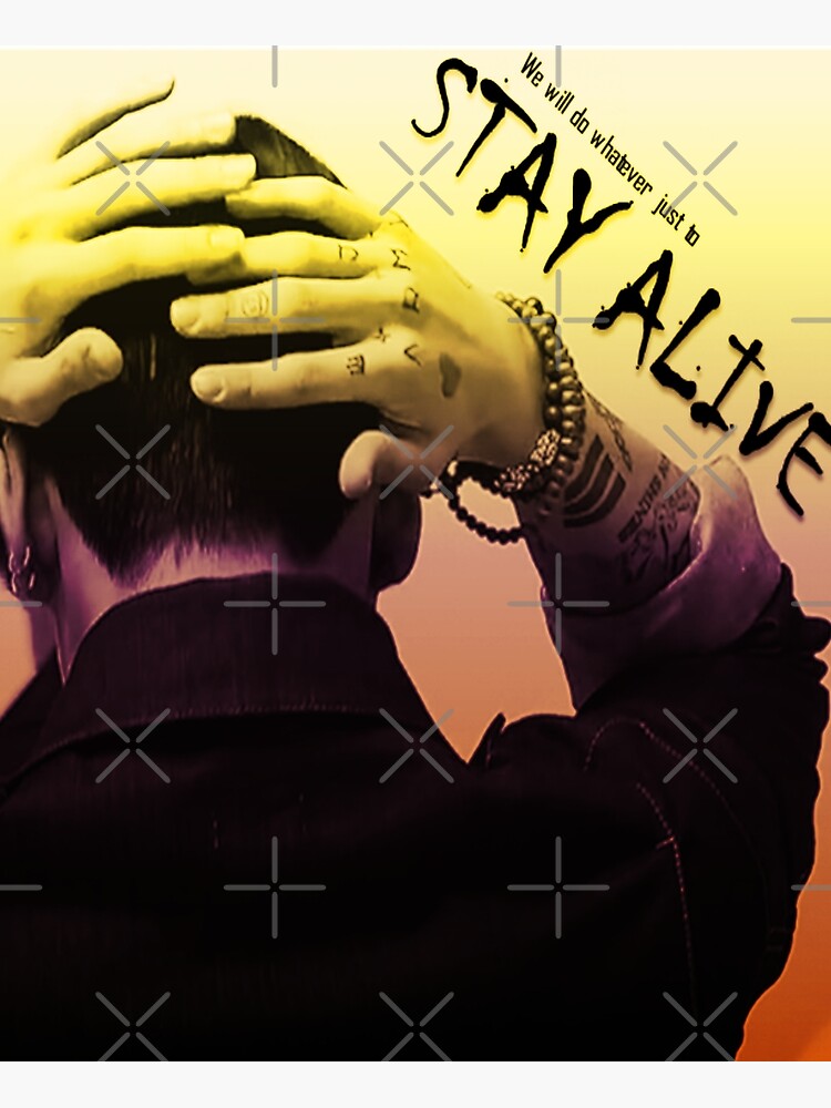 " jungkook stay alive- jk stay alive - jk meme " Photographic Print by ...