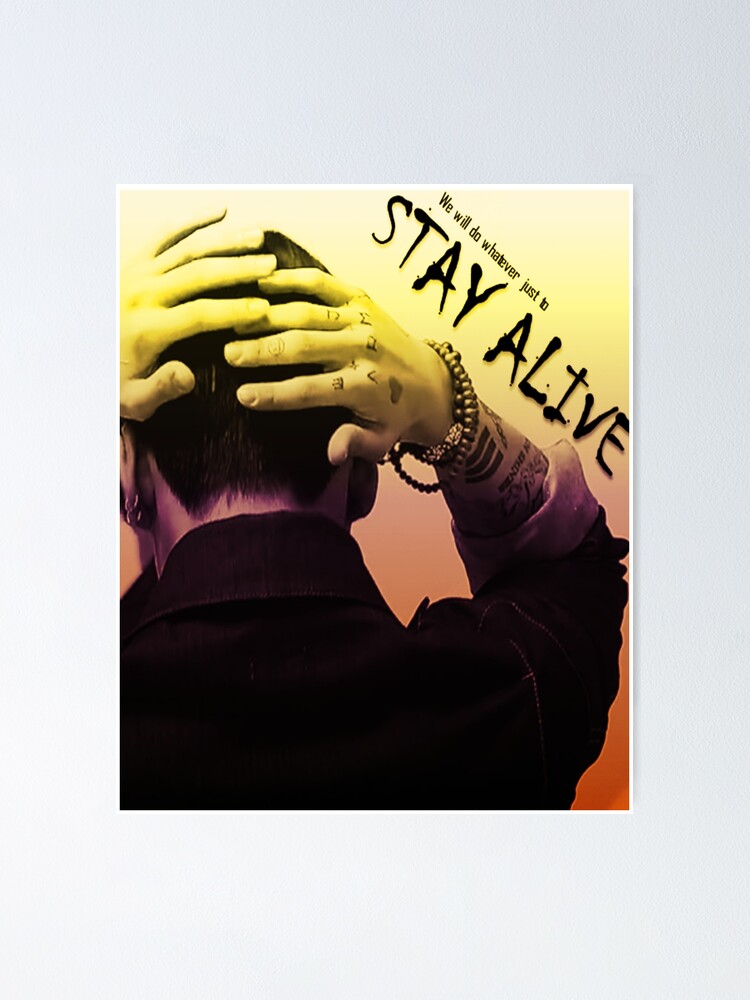 " jungkook stay alive- jk stay alive - jk meme " Poster by suny-shop ...