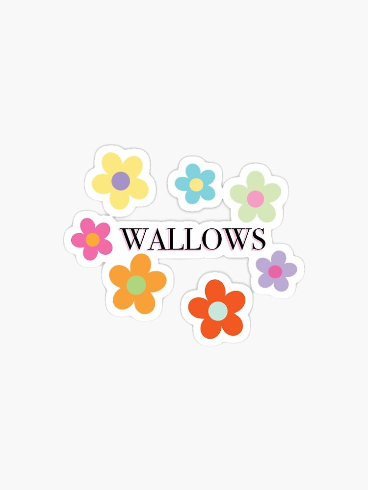 "wallows flowers stickers" Sticker by madelinegraham | Redbubble