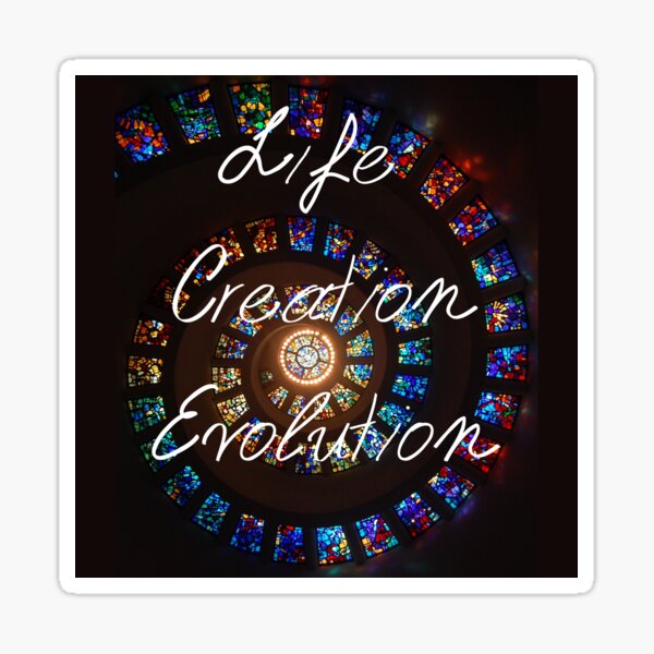 "Spiral (Life-Creation-Evolution)" Sticker by Viral-Me | Redbubble