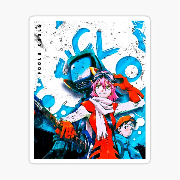 "FLCL Fooly Cooly Haruko" Sticker by Manga-101 | Redbubble