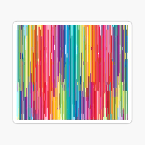 "Rainbow Lines" Sticker by storyboxdesigns | Redbubble
