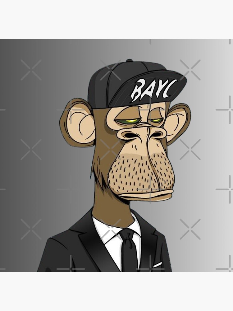 "Monkey NFT#04" Sticker by sticker--Art | Redbubble