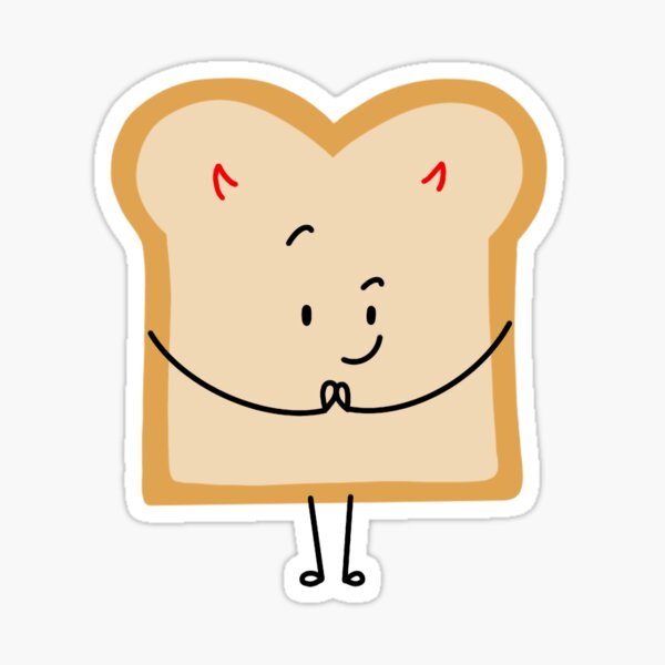 "Evil Bread" Sticker for Sale by aw3026 | Redbubble