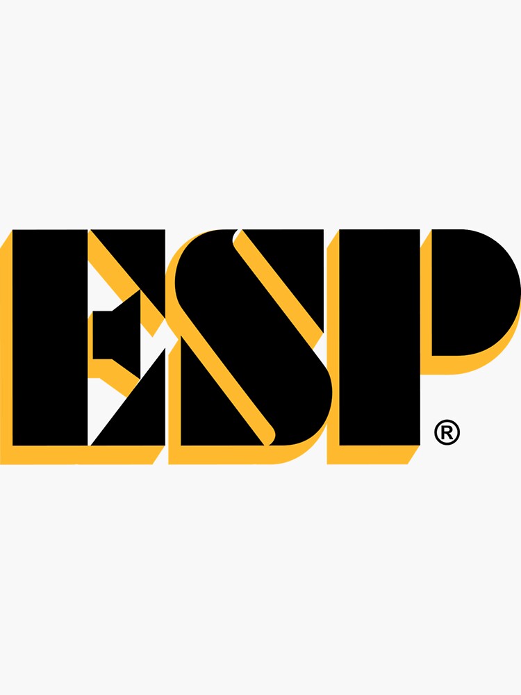 "Esp Custom Guitars Logo Sticker" Sticker for Sale by NicoJona64 ...