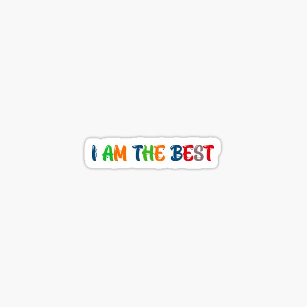 "the best" Sticker by Makeit-likeit | Redbubble