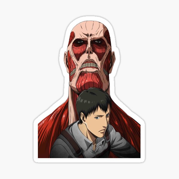 "Bertolt Hoover, Colossal Titan, Attack on Titan" Sticker by ...