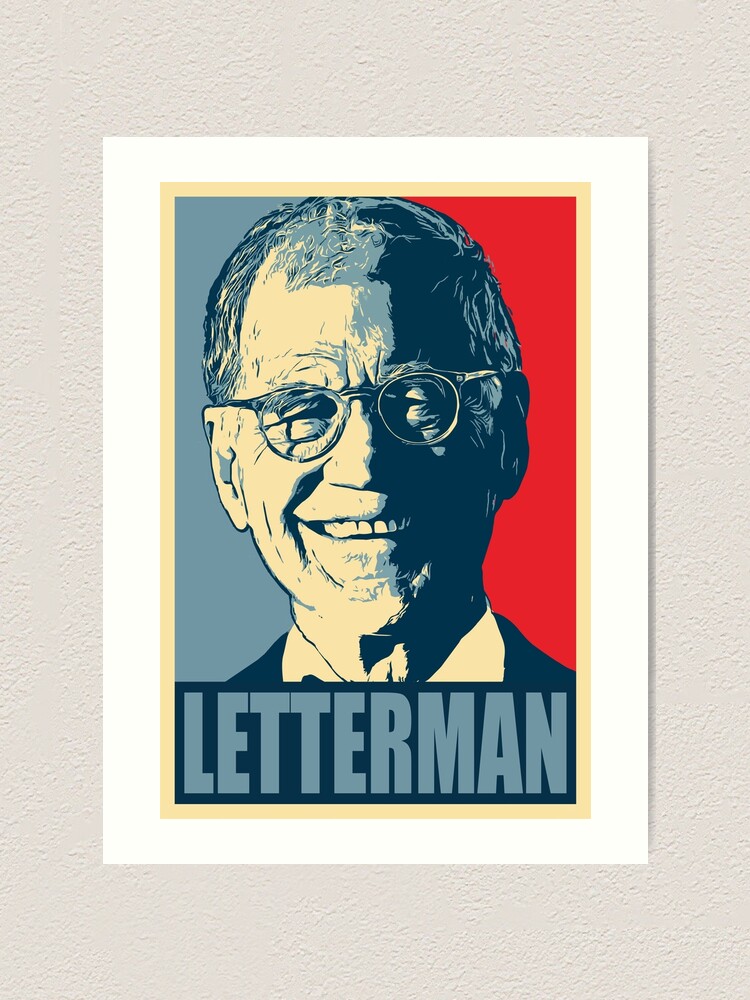 "david letterman" Art Print for Sale by kaystores | Redbubble