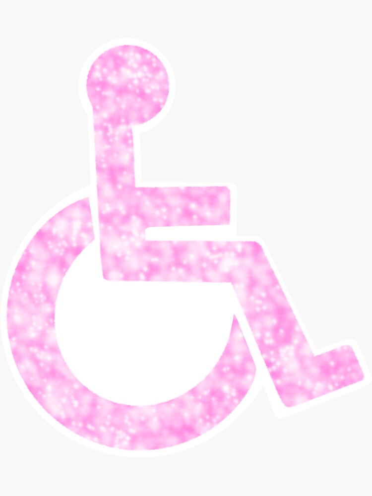 "Gorgeous Girl Handicap Logo" Sticker by stickercozy | Redbubble