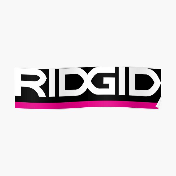 "Ridgid-logo" Poster for Sale by sengsubur | Redbubble
