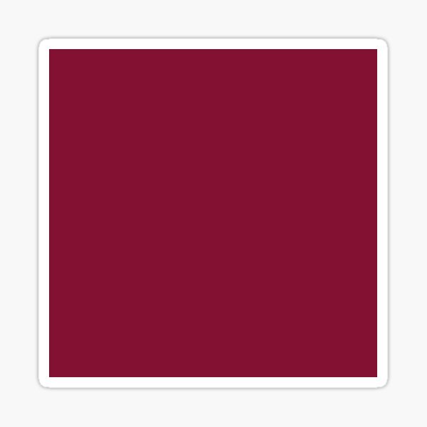 "Claret #811331, RGB color" Sticker by buzztop | Redbubble