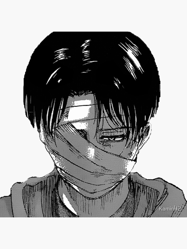 "Levi Ackerman in Bandages" Sticker by Kamin42 | Redbubble