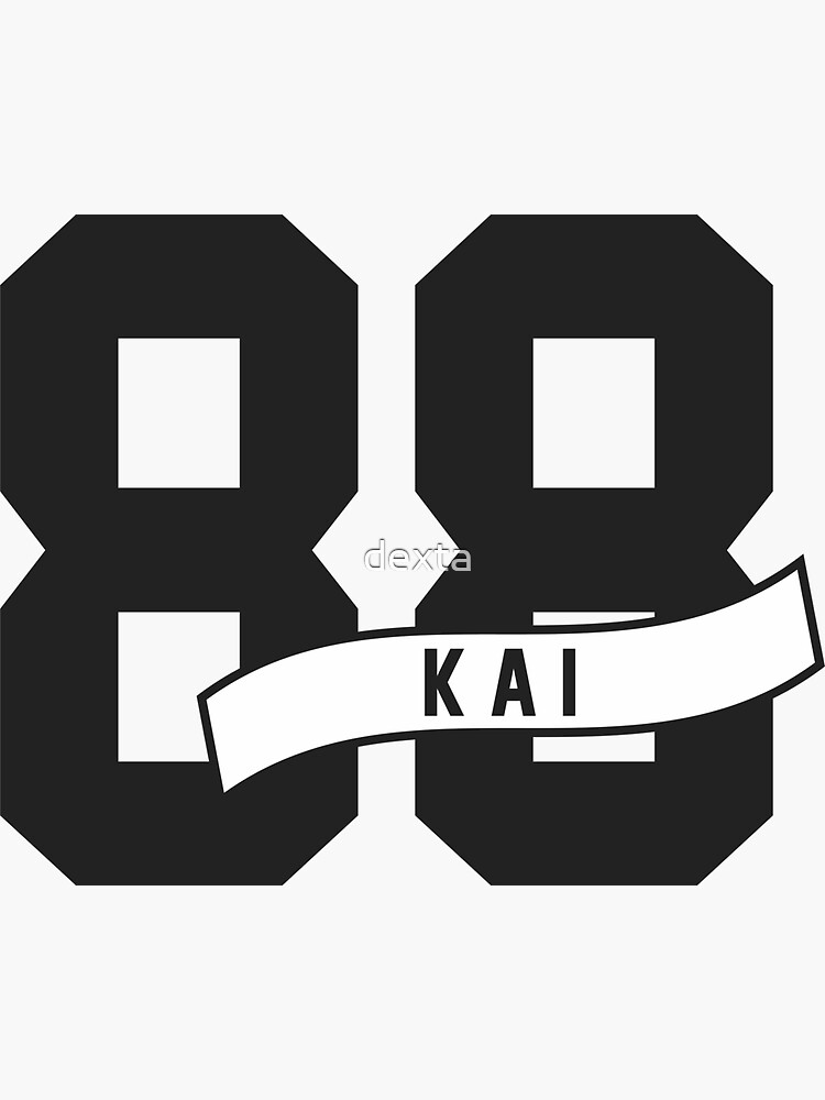 "KAI 88" Sticker for Sale by dexta | Redbubble