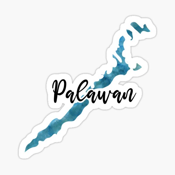 "Palawan Philippines " Sticker by SteamedCo | Redbubble