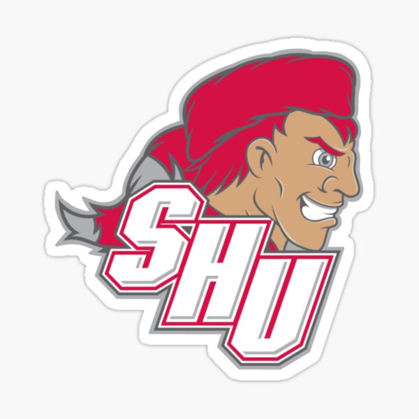 "Sacred Heart SHU" Sticker by CreationsByKath | Redbubble