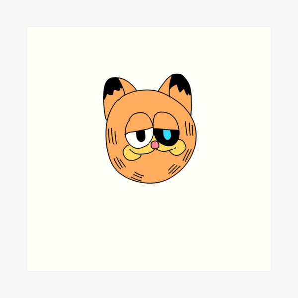 "garfield sans" Art Print for Sale by zSkulli | Redbubble