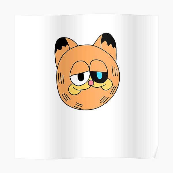 "garfield sans" Poster for Sale by zSkulli | Redbubble