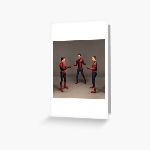 "Three Pointing Spiders Meme" Greeting Card by ridiculouis | Redbubble