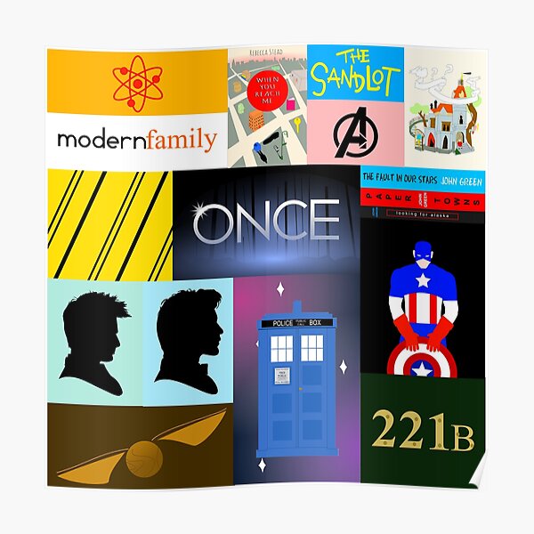 Multifandom Posters | Redbubble