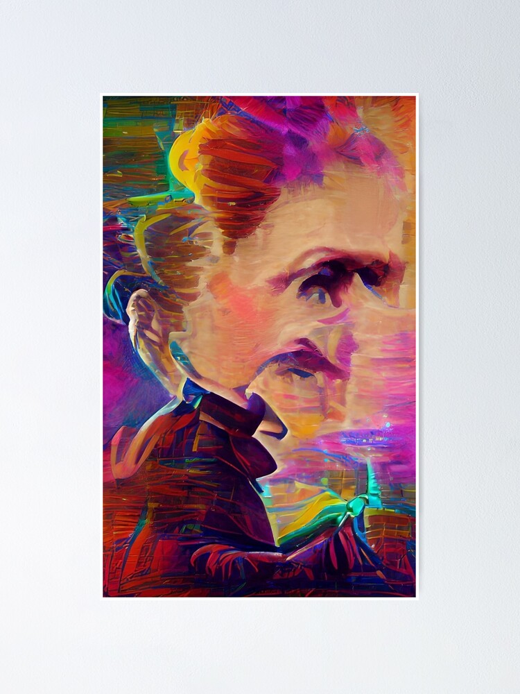 "The Radiant Marie Curie" Poster for Sale by MetaKobayashi | Redbubble