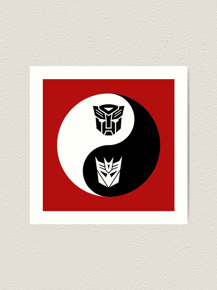 "Autobot and Deception Transformer Logo" Art Print for Sale by ...