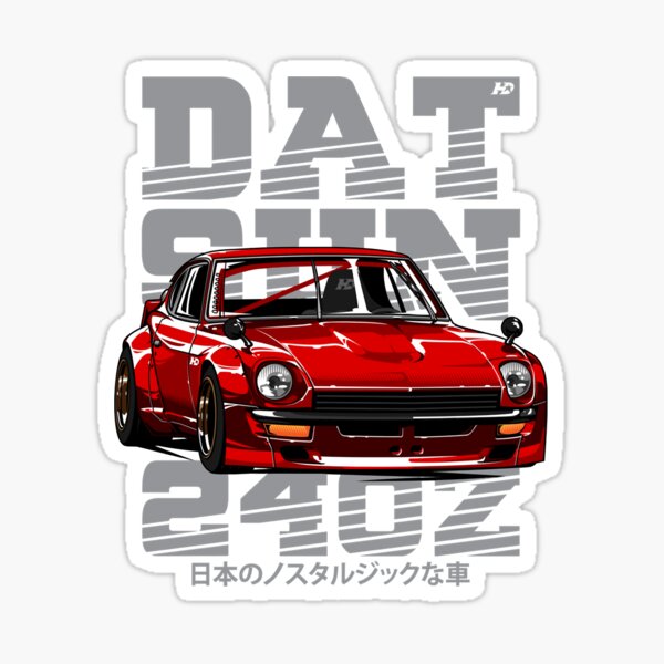 "240Z Pandem" Sticker for Sale by Masonlan083 | Redbubble
