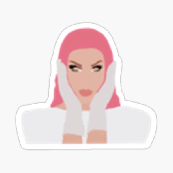"Jeffree Star Silhouette " Sticker by VintageGallerys | Redbubble