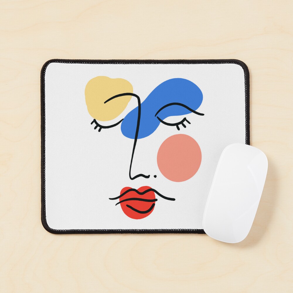 "Bold abstract face line drawing" Poster for Sale by ilzesgimene | Redbubble