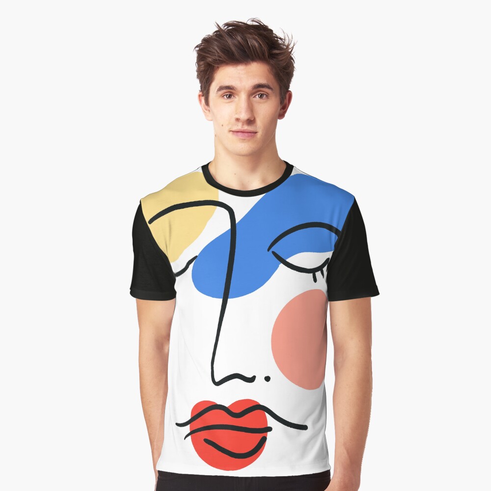 "Bold abstract face line drawing" Poster for Sale by ilzesgimene | Redbubble