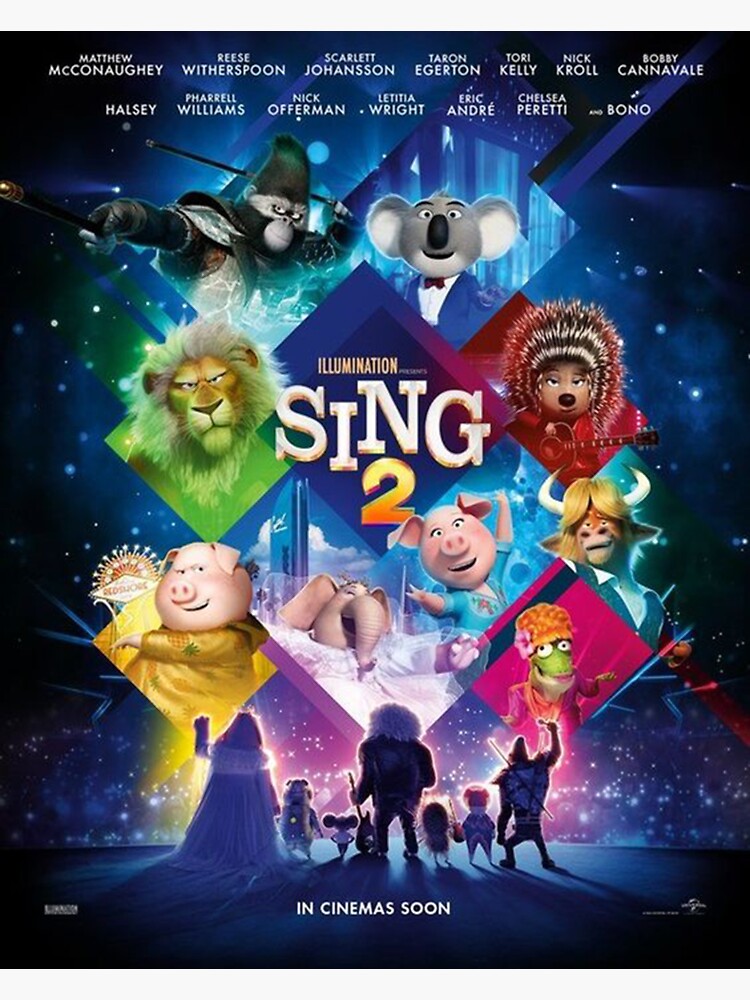 "Sing 2 Movie" Sticker by nadawillia | Redbubble