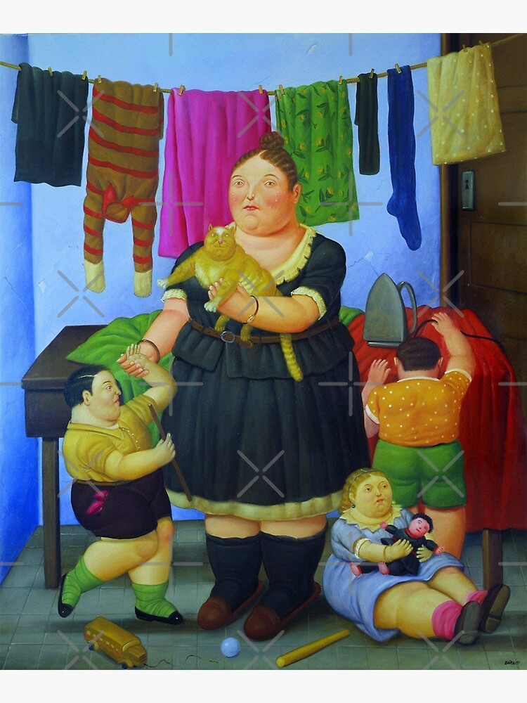"Fernando Botero | Housewife" Art Print for Sale by whitneyslater ...
