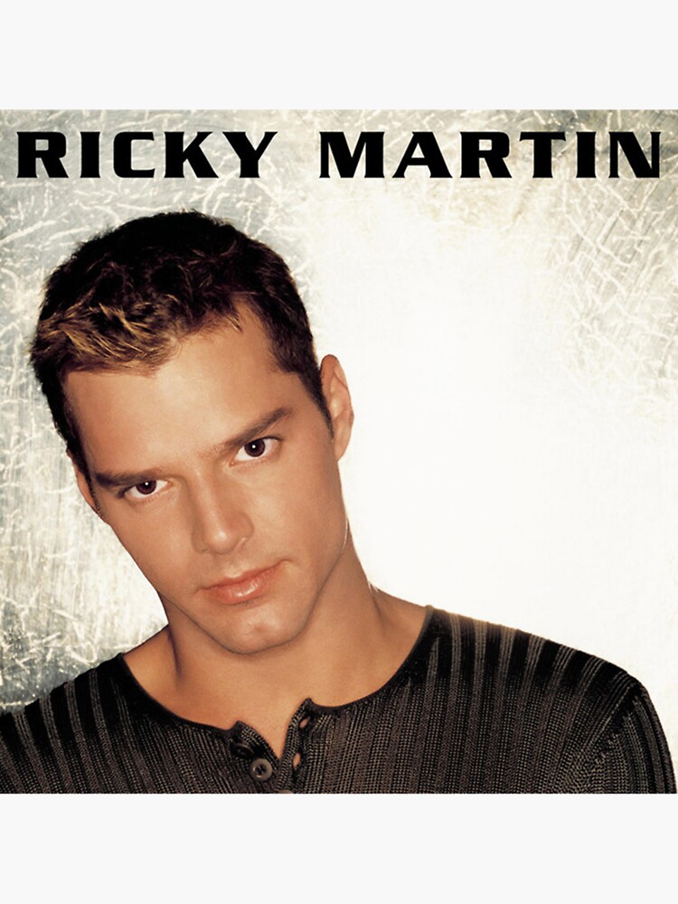 "Ricky Martin Classic T-Shirt" Sticker for Sale by GiovaniBorges ...