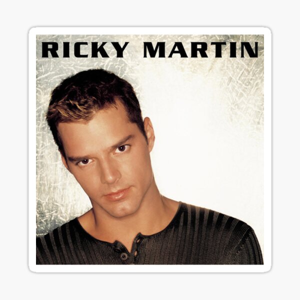 "Ricky Martin Classic T-Shirt" Sticker for Sale by GiovaniBorges ...