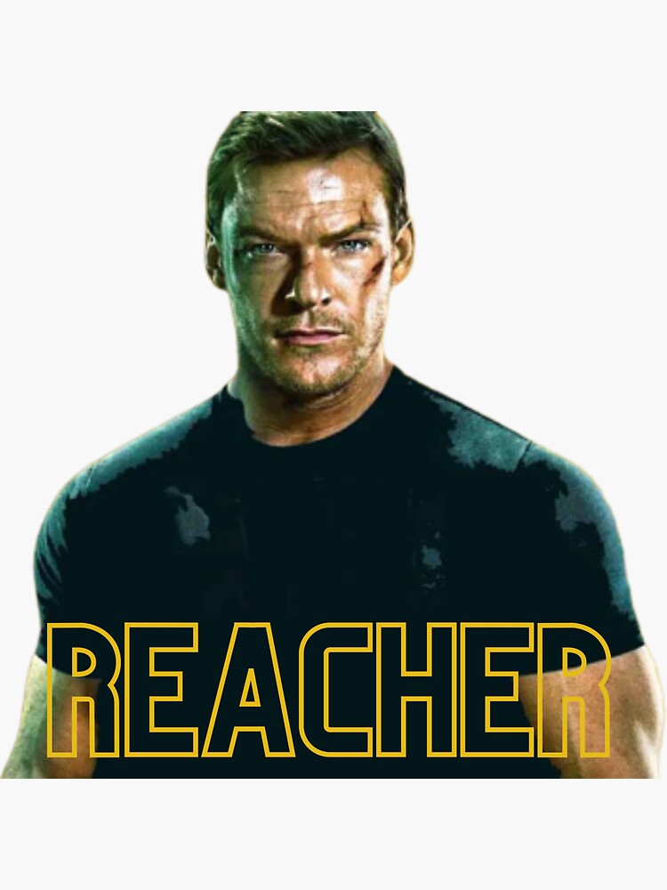 "REACHER TV SERIES 2022" Sticker for Sale by Izzuedean | Redbubble