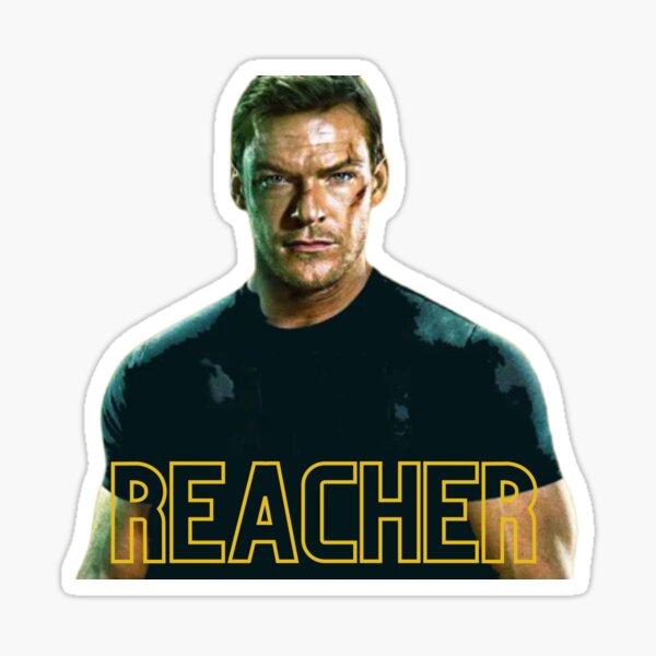 "REACHER TV SERIES 2022" Sticker for Sale by Izzuedean | Redbubble