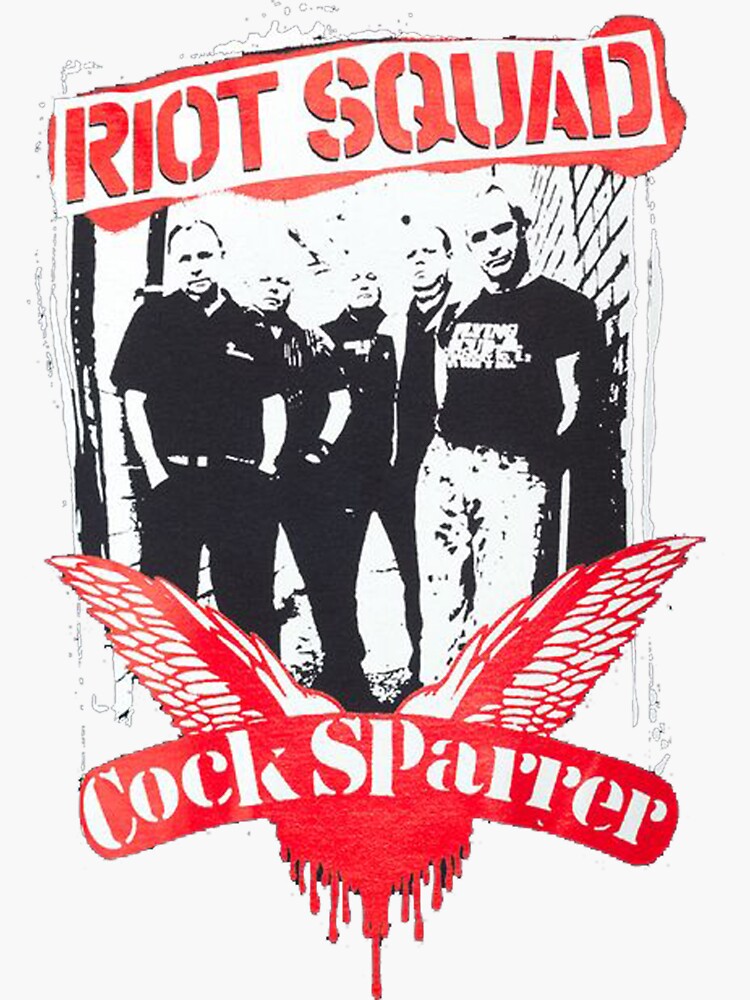 "RIOT SQUAD" Sticker by lcantillonip | Redbubble