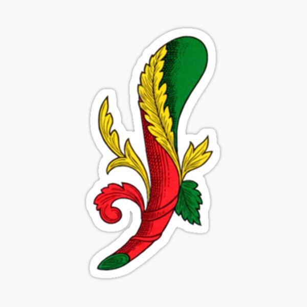 "Italian Ace of Clubs Scopa Briscola card Classic T-Shirt" Sticker for ...