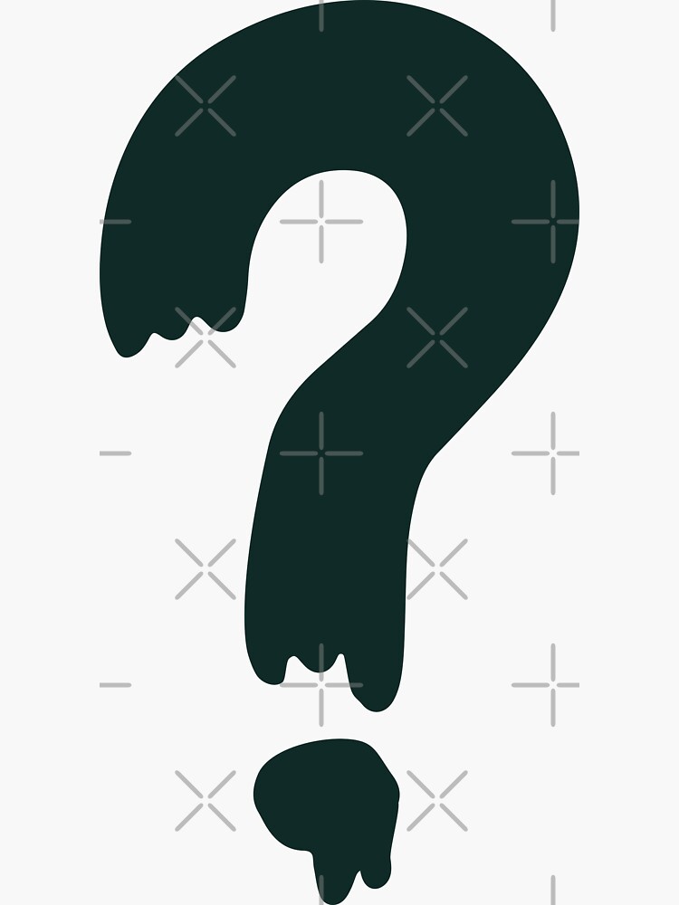 "Gravity Falls Soos Question Mark " Sticker for Sale by brendonrush ...