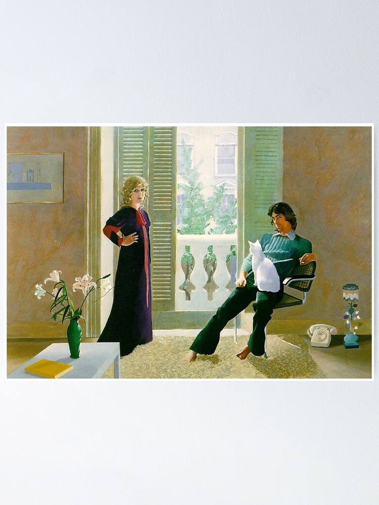 "david hockney mr and mrs clark Poster" Poster by geegorymurr | Redbubble